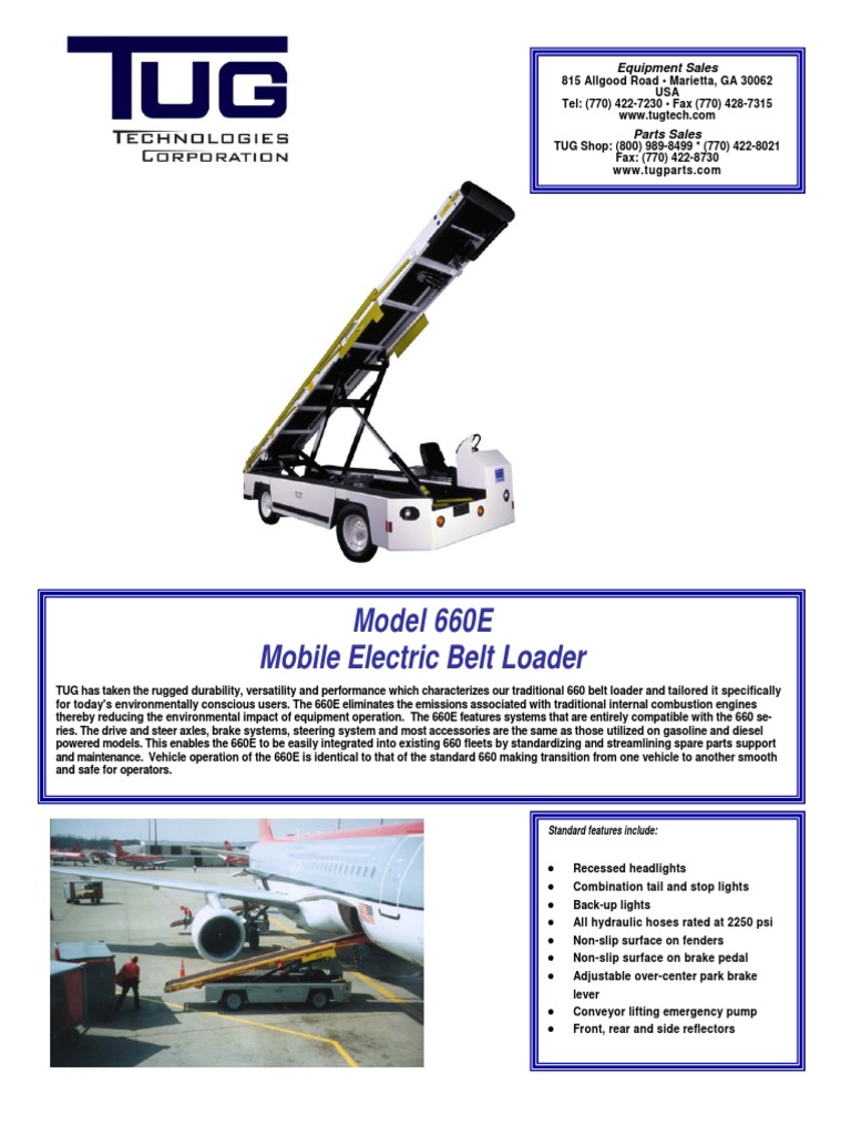 6107 - BL TUG-660E (Electric) | PDF | Electric Motor | Steering