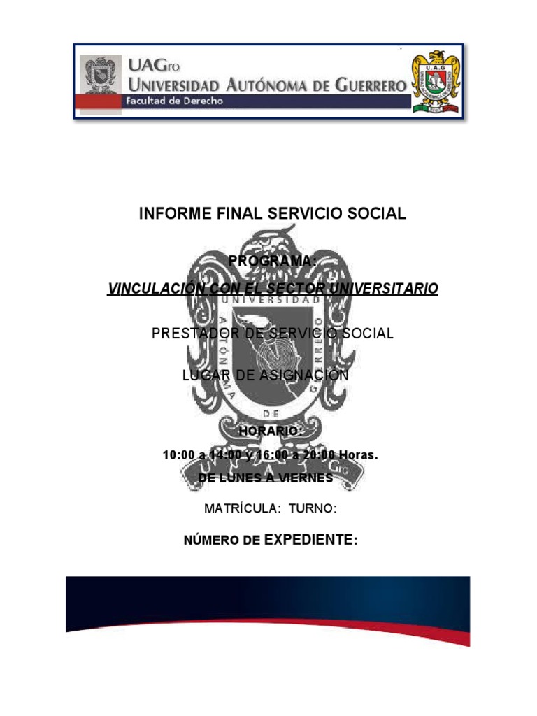 Informe Final Servicio Social | PDF