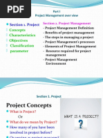 The Seven Key Characteristics of A Project | PDF | Project Management ...