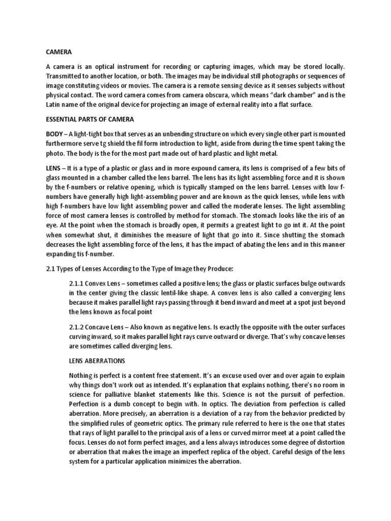 Chapter 4 Camera Pdf