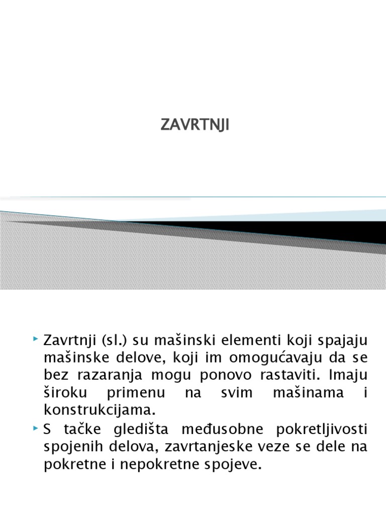 Zavrtnji | PDF