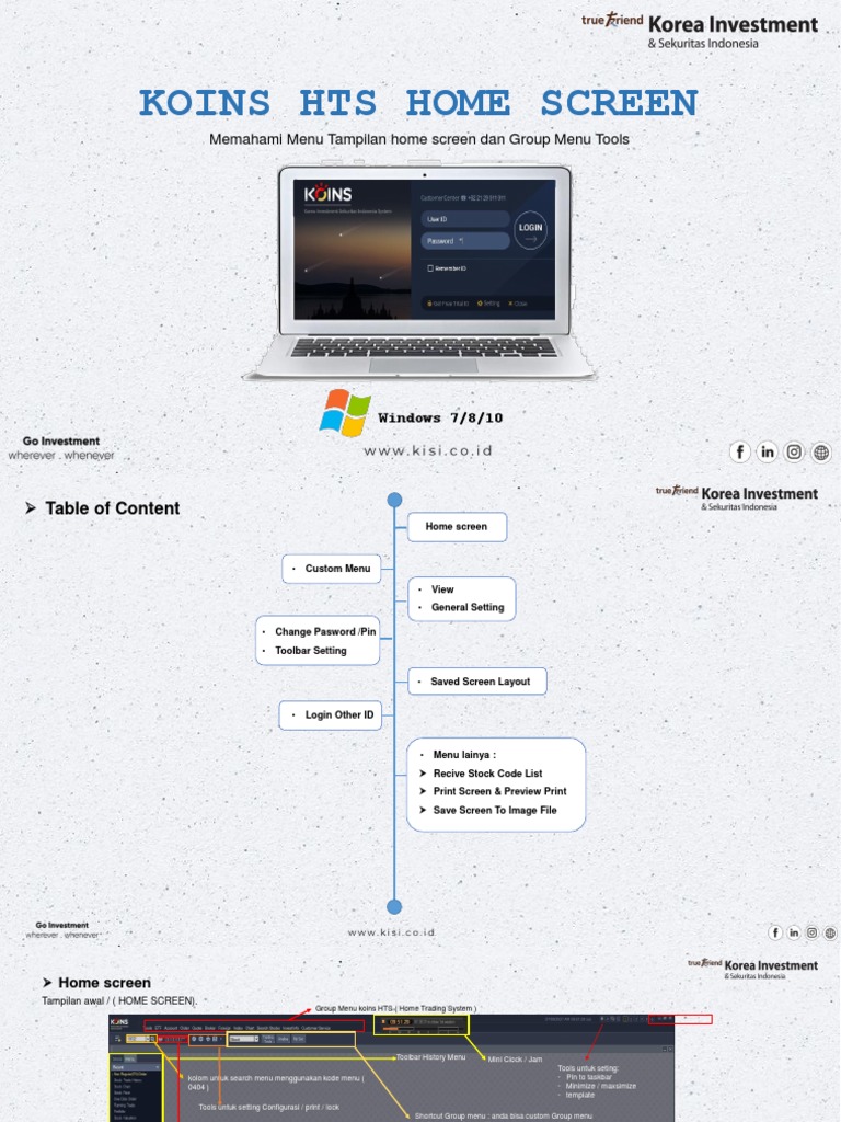 Mengerti Menu Home Screen | PDF