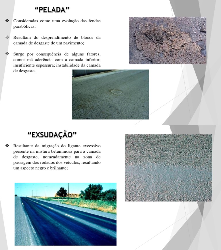 Tipos de Patologia - Pavimento | PDF