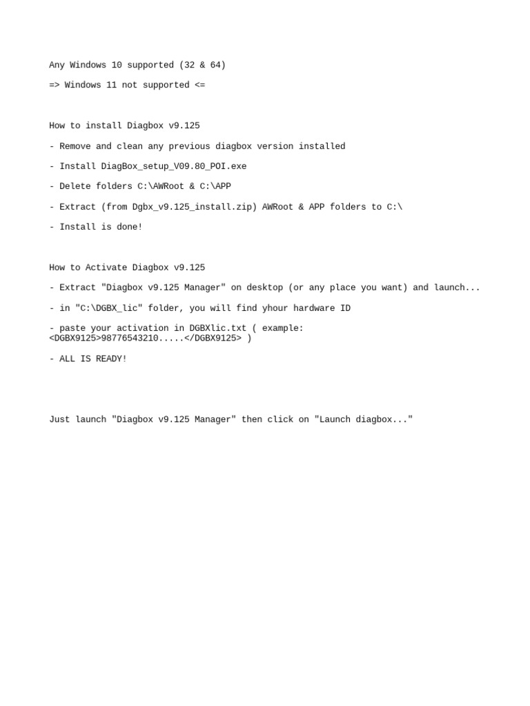 How To Install Diagbox | PDF