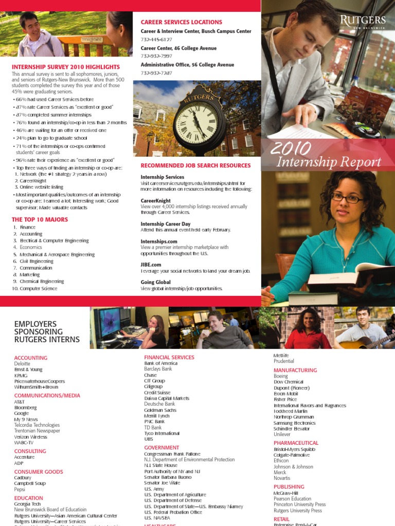 Internship Survey | Download Free PDF | New Jersey | Internship