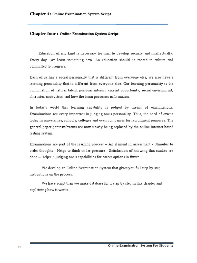 Online Examination System Script | PDF | Test (Assessment ...