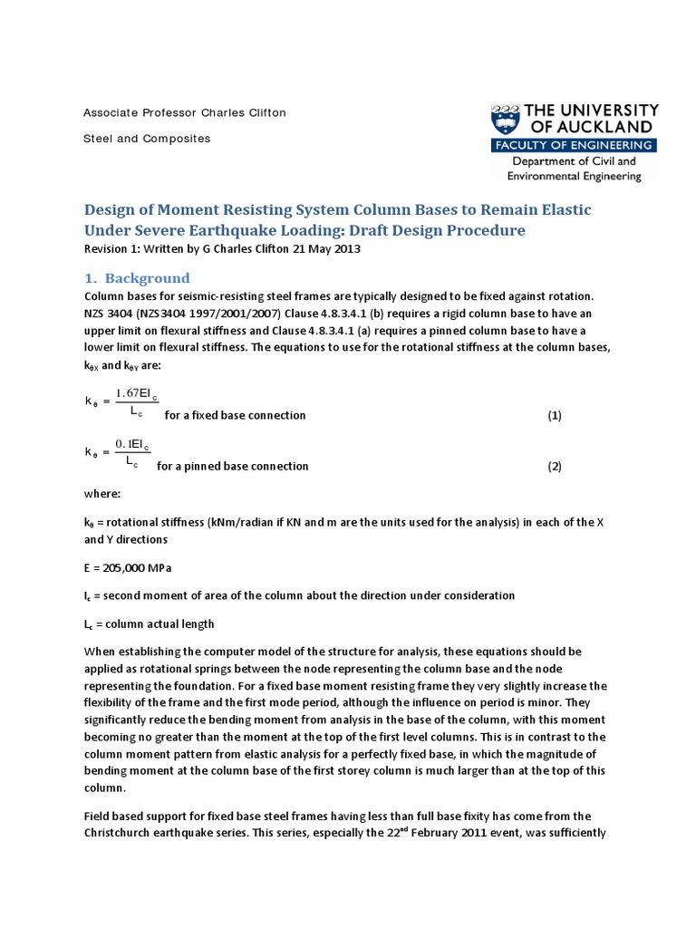 Partial Fixity Base | PDF | Deformation (Engineering) | Stiffness