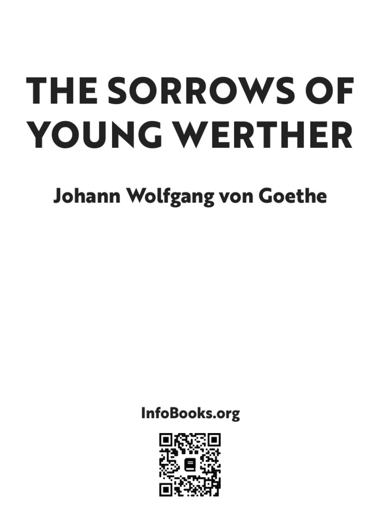 The Sorrows of Young Werther Johann Wolfgang Von Goethe | PDF | The ...