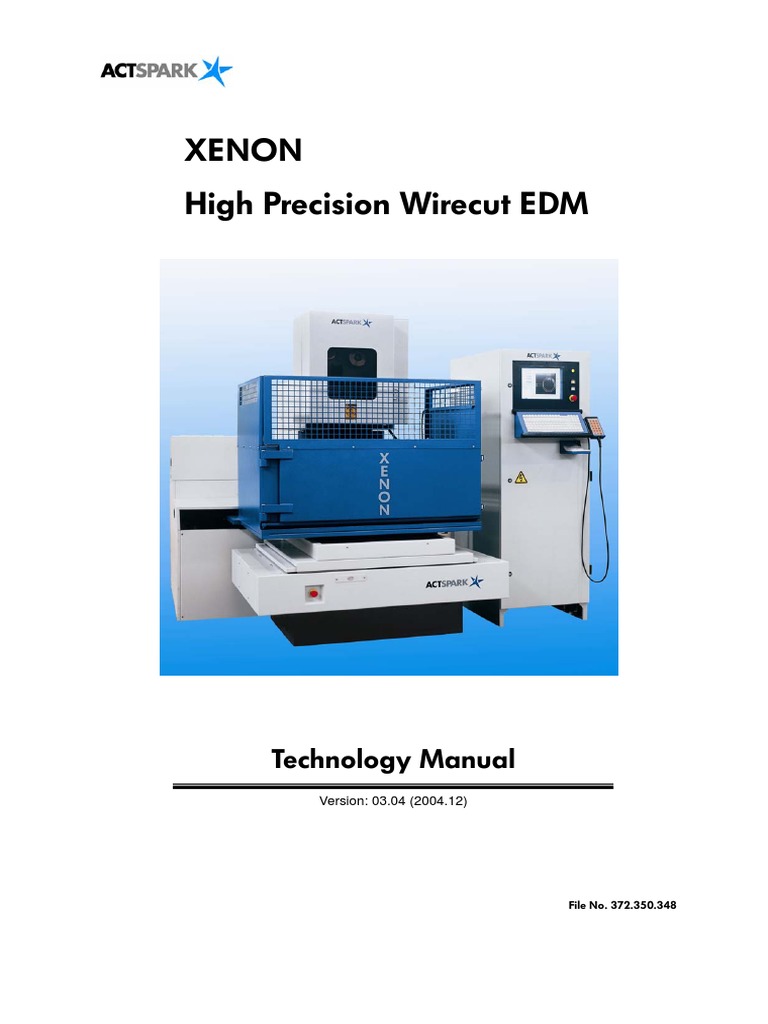 XENON-Technology Manual | PDF | Machining | Surface Roughness