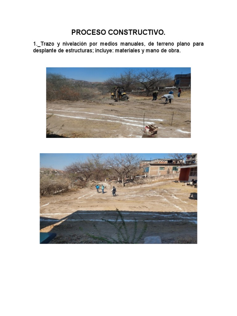 Proceso Constructivo Aula Capfce | PDF