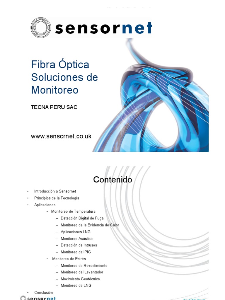 Presentacion SENSORNET Español | PDF