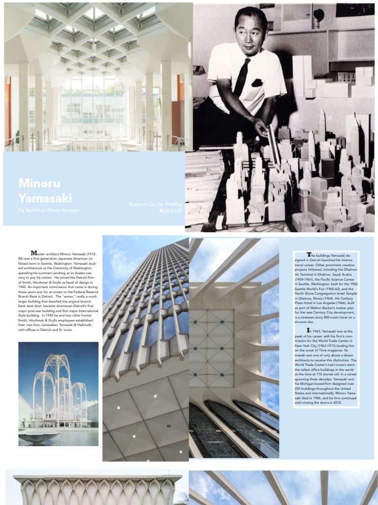 Minoru Yamasaki: Architect of Modernity | PDF | Design