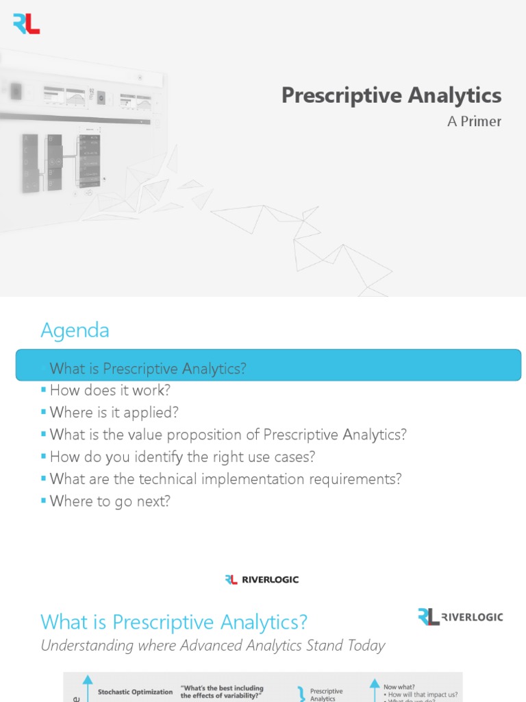 Pescriptive Analytics | PDF | Analytics | Mathematical Optimization