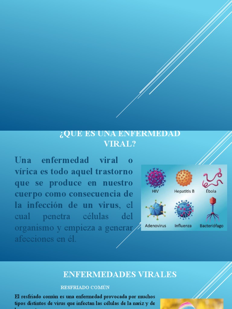 Enfermedades Virales Comunes y Síntomas | PDF | Virus | Resfriado comun