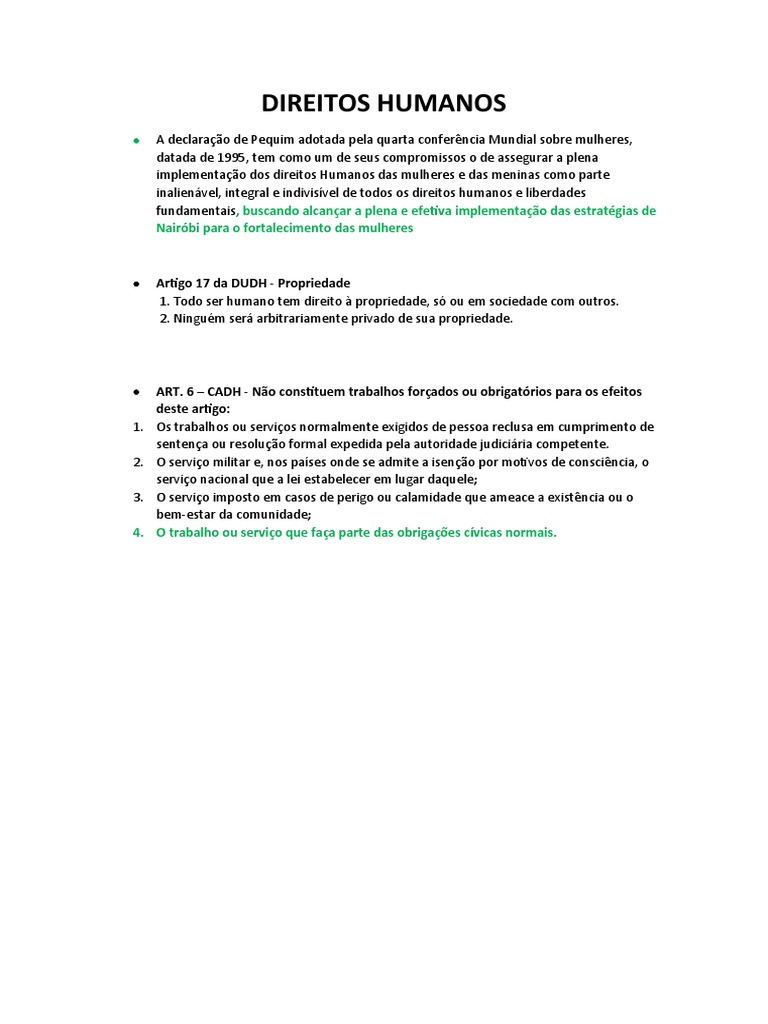Direitos Humanos | PDF