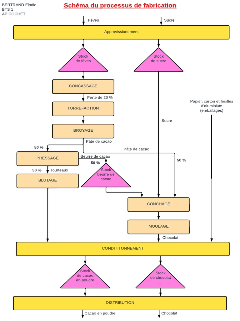 Schéma Du Processus de Fabrication | PDF
