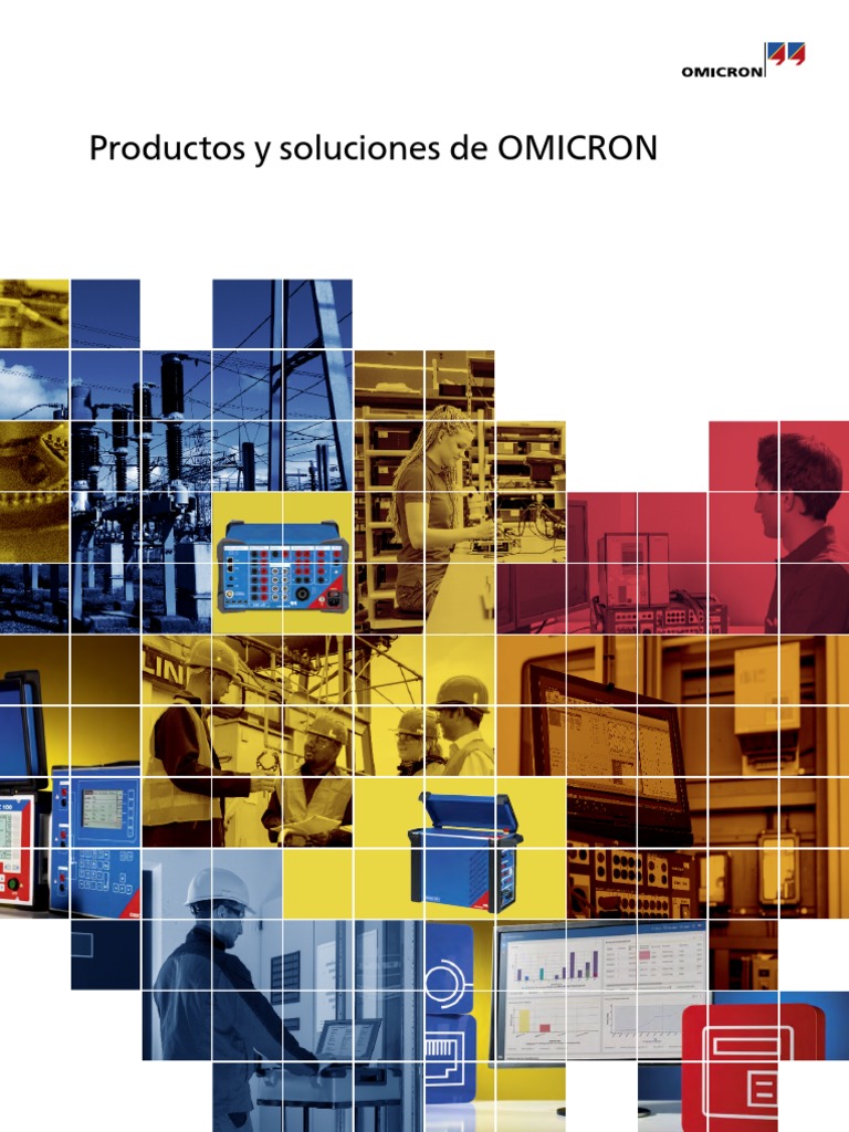 OMICRON Products Solutions Overview ESP | PDF | Transformador | Software