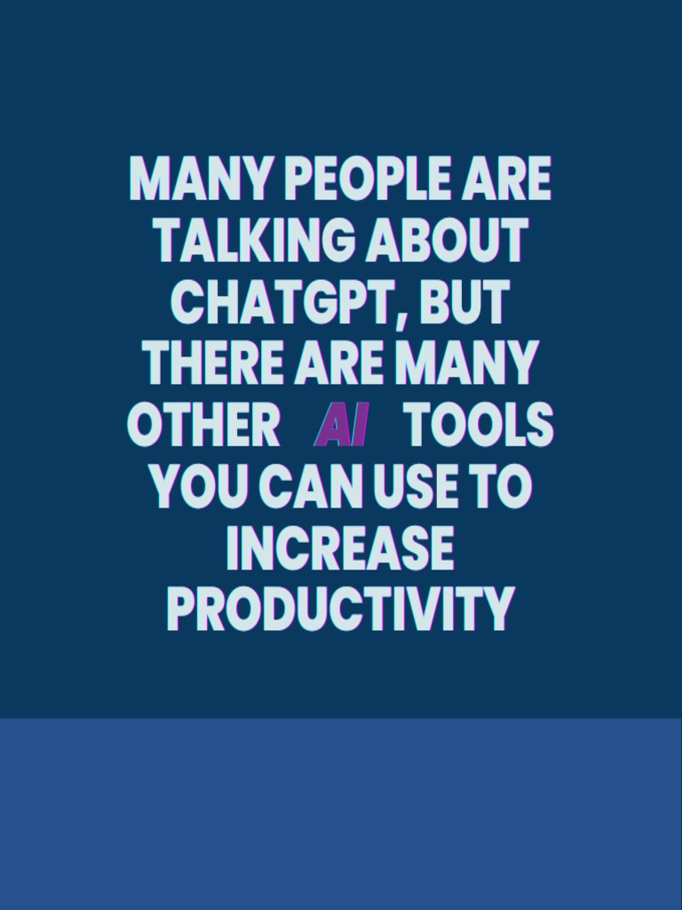 70 AI Tools To Boost Productivity | PDF | Artificial Intelligence ...