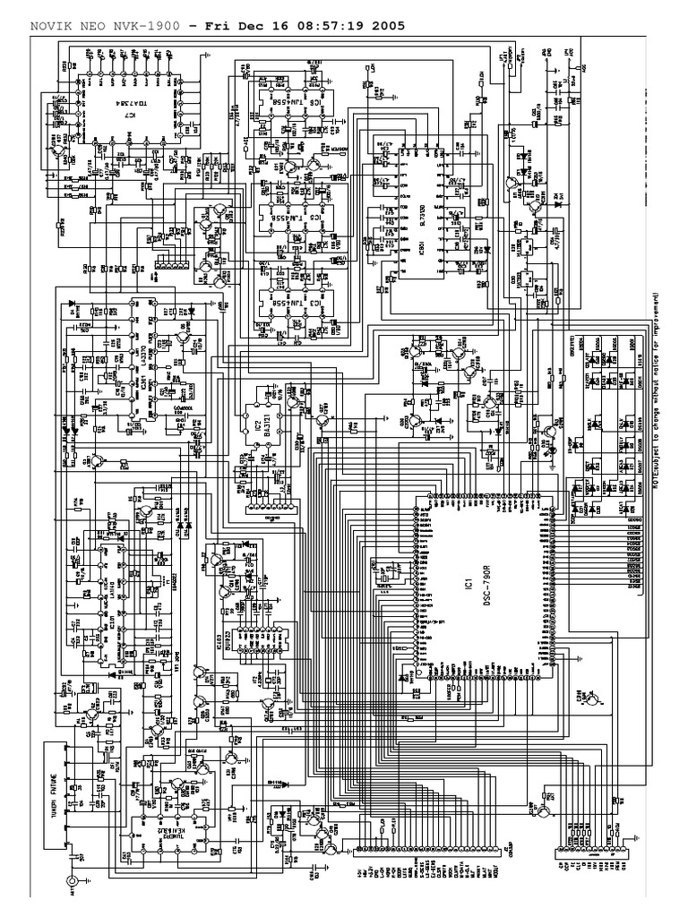 Diagram Novik Neo NVK-1900 | PDF