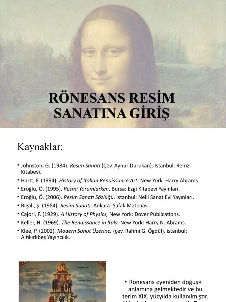4-Rönesans Resim Sanatına Giriş | PDF