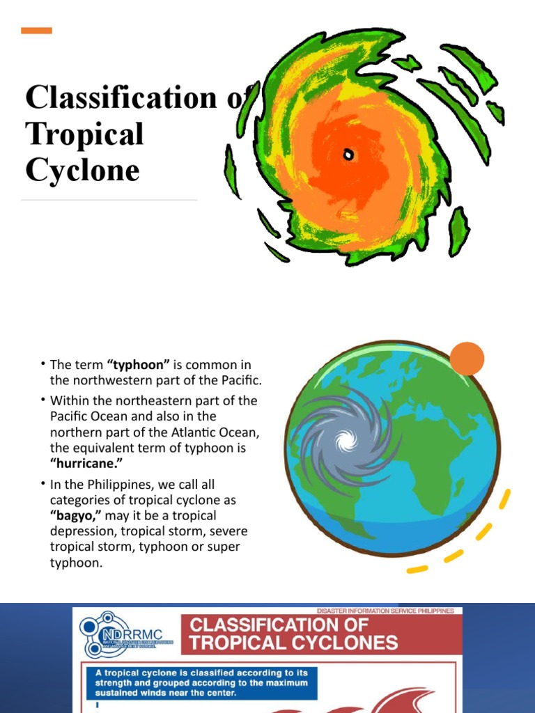 Classification of Tropical Cyclone | PDF