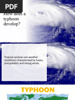 How Landmasses and Bodies of Water Affect Typhoon | PDF