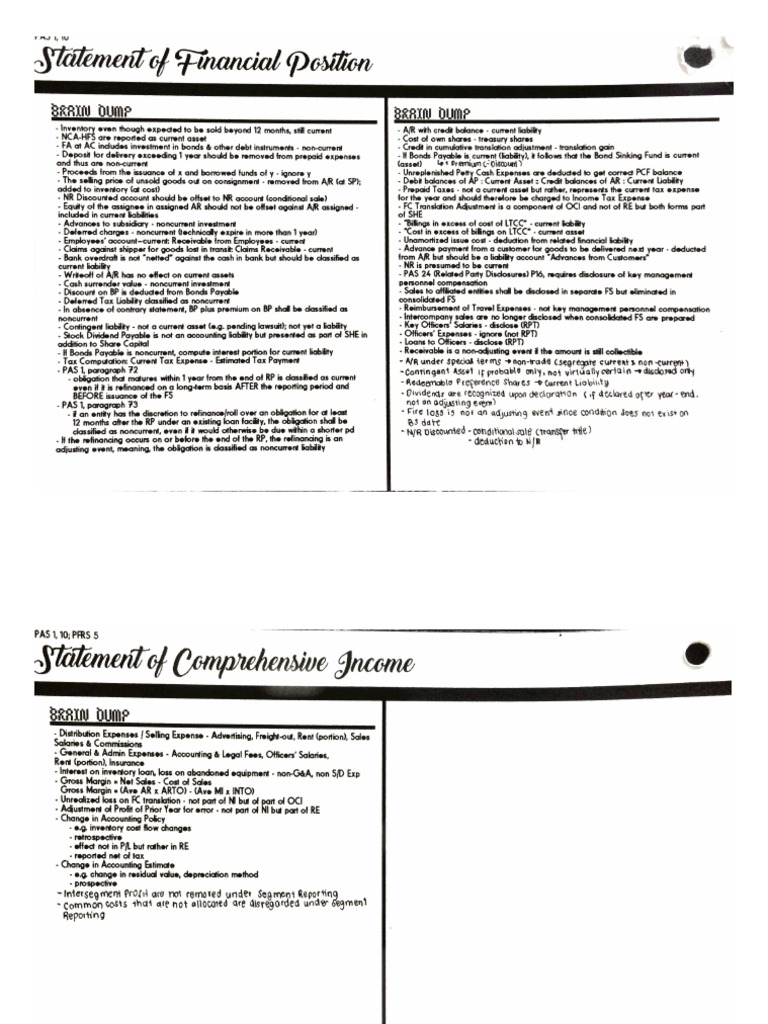 FAR Summary Notes Part 1 | PDF