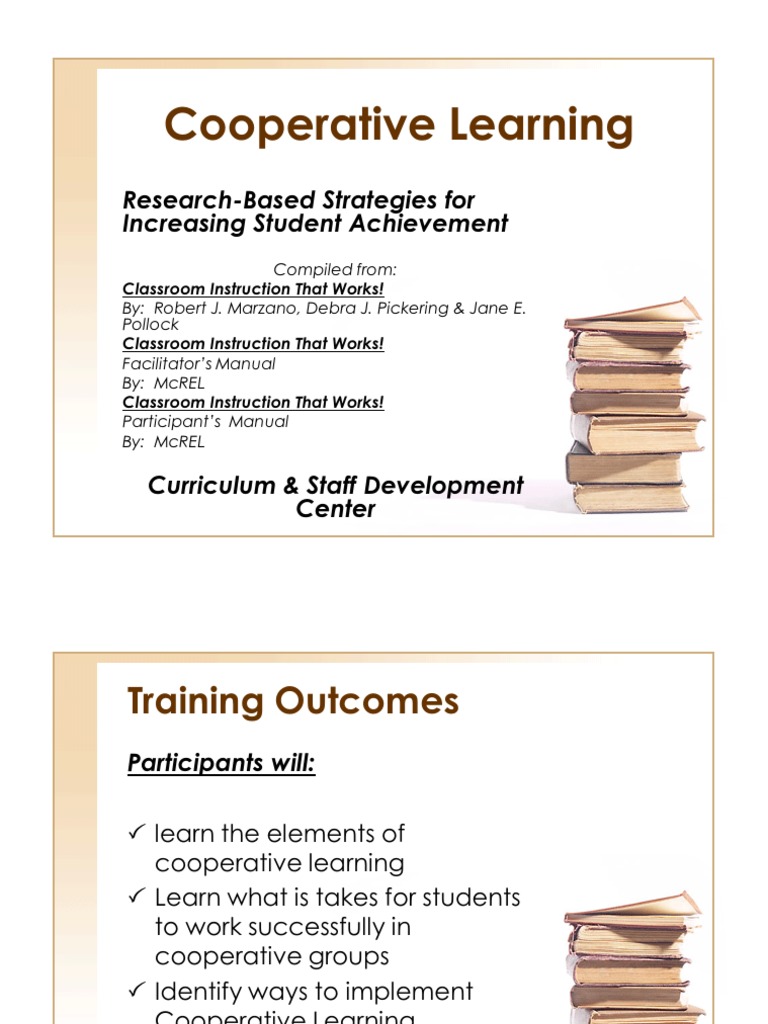 Cooperative Learning | PDF | Learning | Applied Psychology