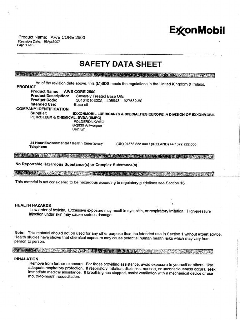 AP-E Core 2500 - Fawley | PDF