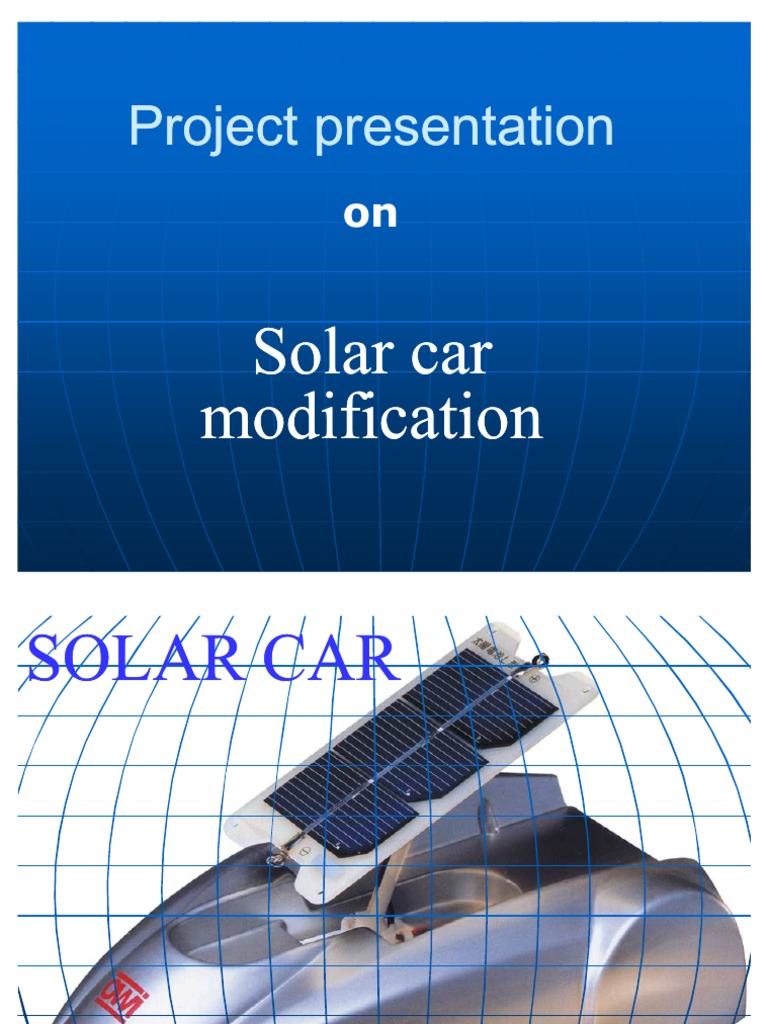 Solar car ppt store