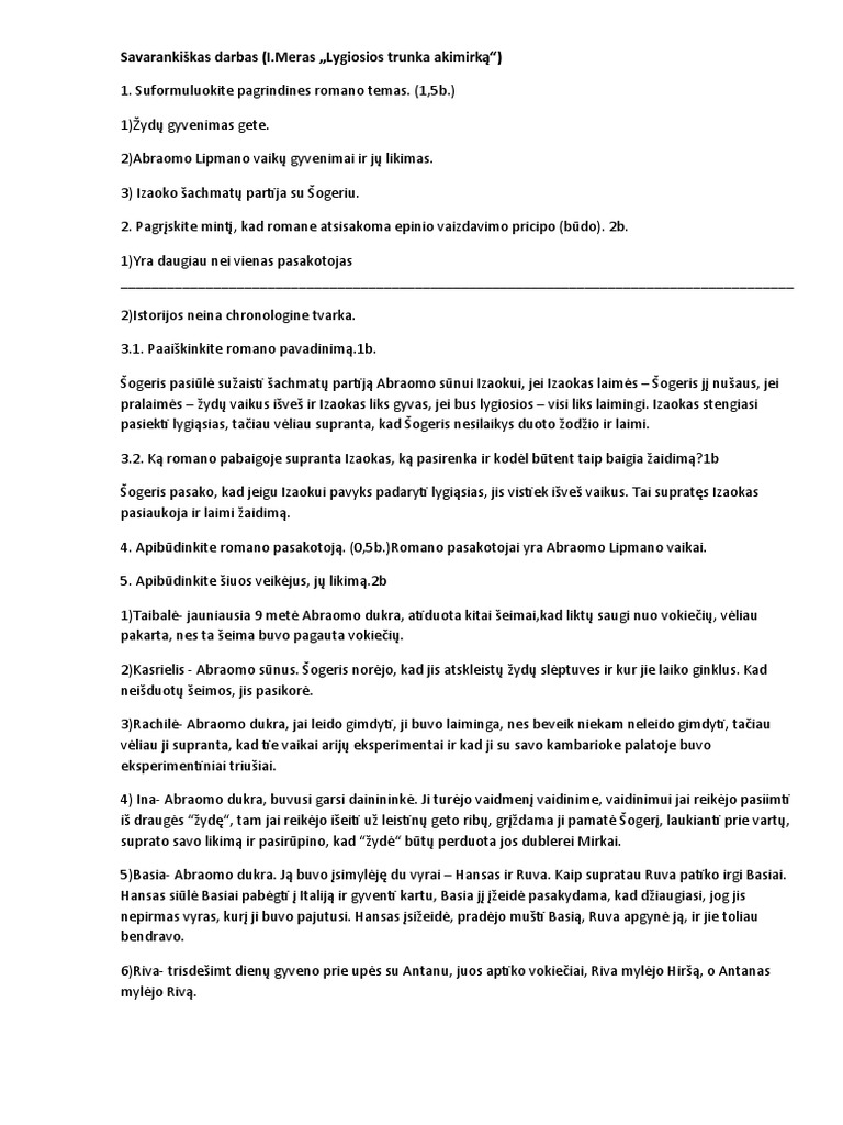 Lygiosios Trunka Akimirka | PDF