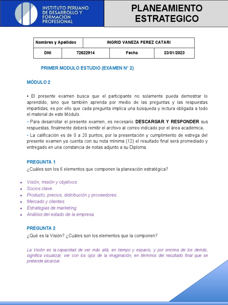 Examen Modulo 02 - Pe | PDF