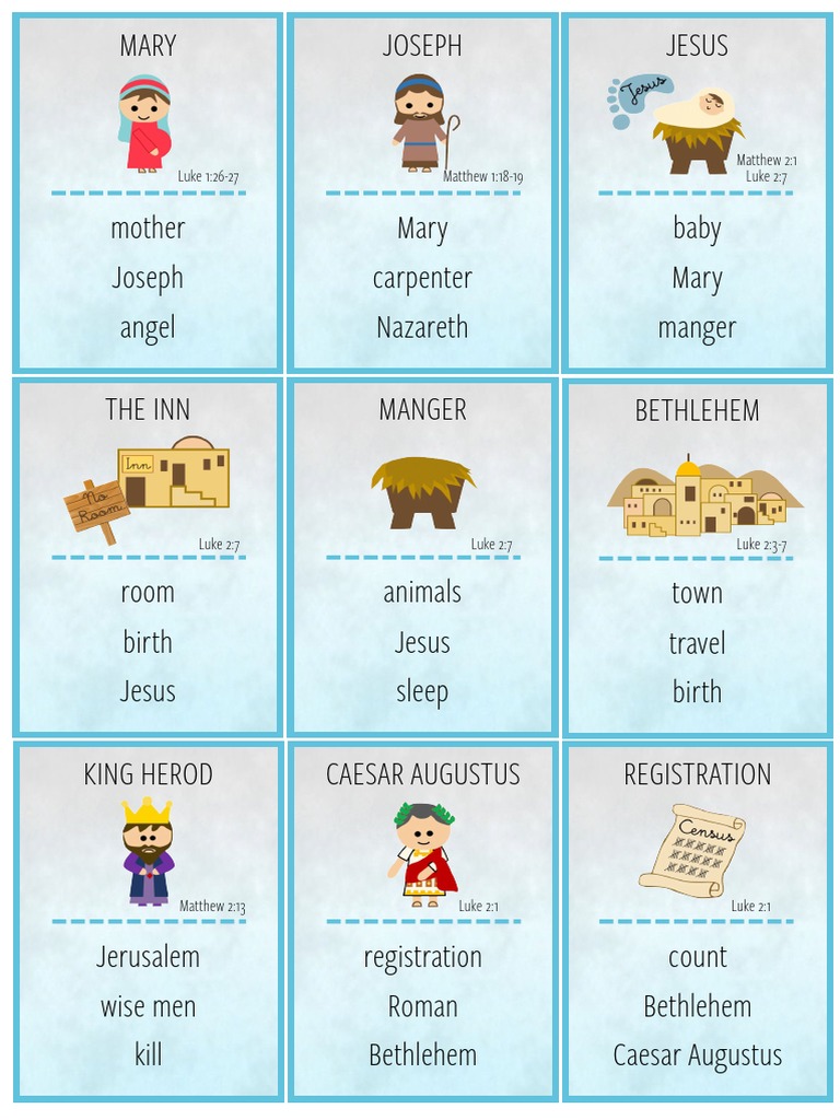 Matthew 2:1 Luke 2:7 Luke 1:26-27 Matthew 1:18-19 | PDF