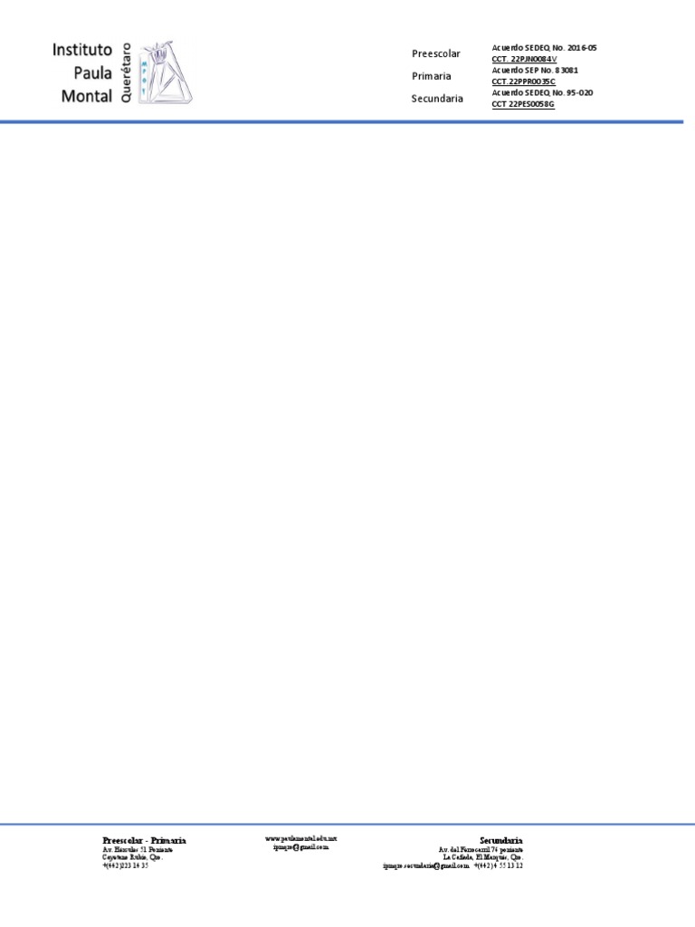 Hoja Membretada | PDF