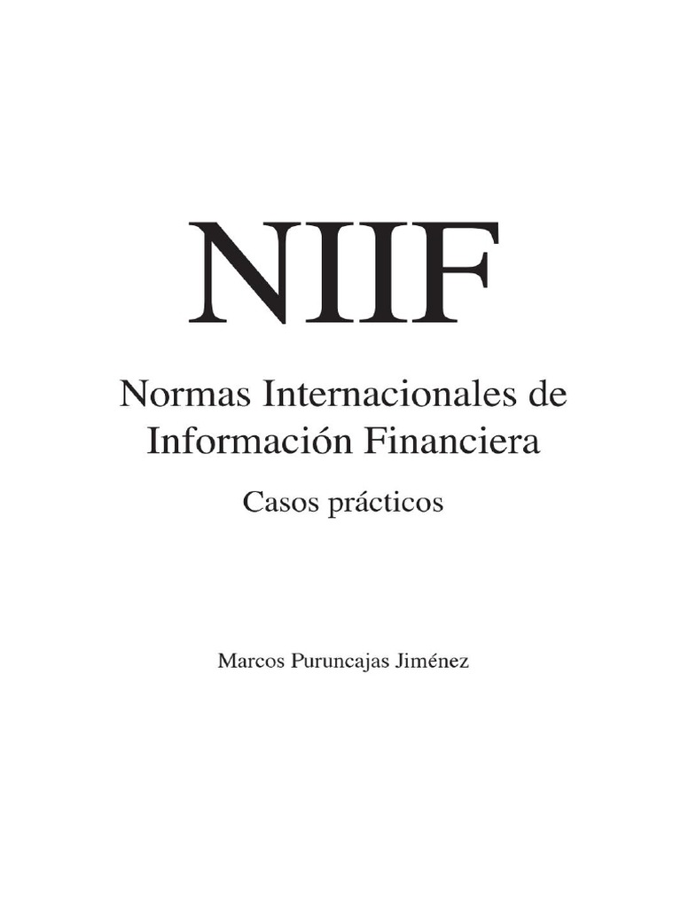 Niif - Casos Prácticos | PDF