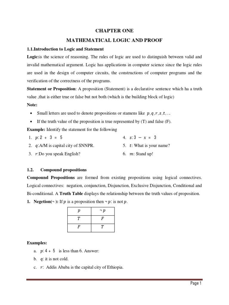 DMC-chap 1 | PDF | Mathematical Proof | Theorem