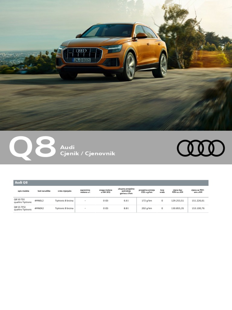 Print Audi - Q8 | PDF