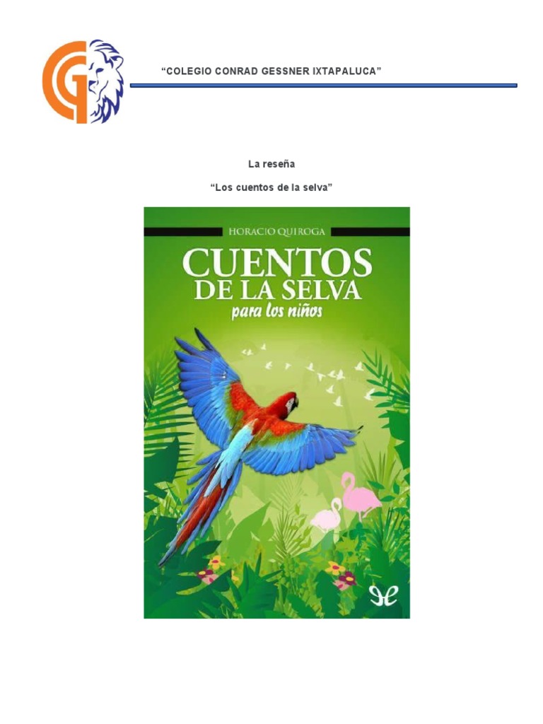 Final Cuentos De La Selva Pdf