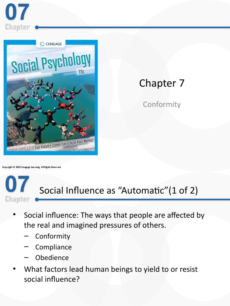 Conformity, Compliance, Obedience | PDF | Conformity | Obedience (Human ...