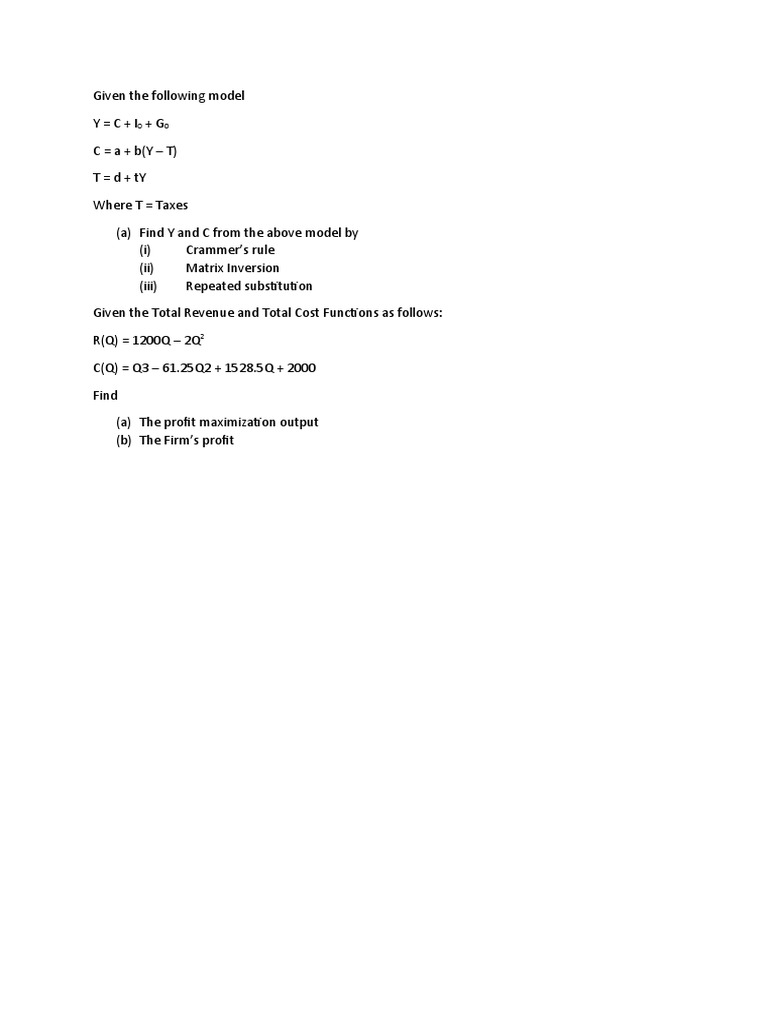 3 Equations, 3 Unknowns | PDF