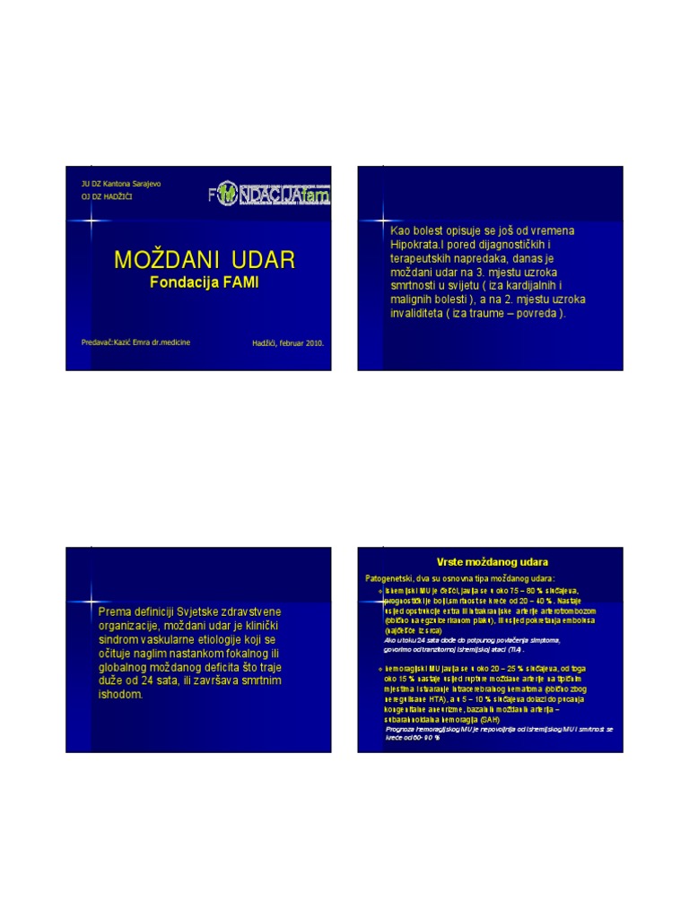 Mozdani Udar | PDF