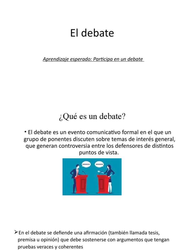 El Debate | PDF | Cognición