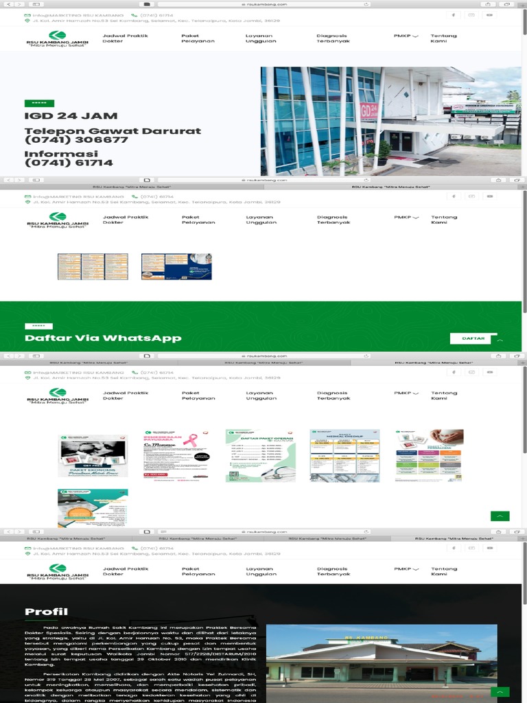 Website RS Kambang | PDF