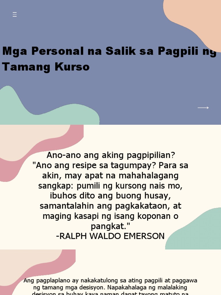 4th Quarter Lesson Proper Module 1 | PDF