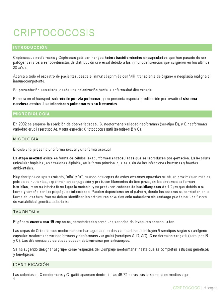 Criptococosis | PDF