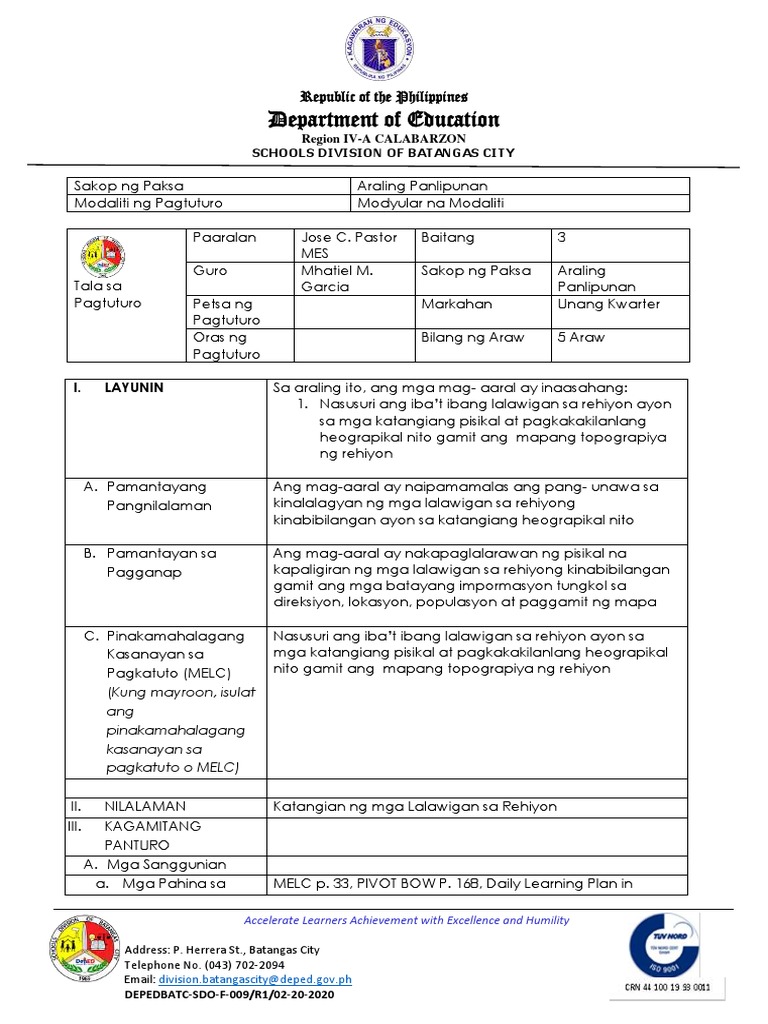 Ap3 Q1 Melc4 M | PDF
