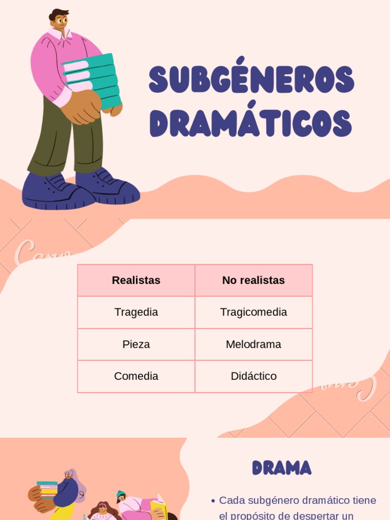Subgéneros Dramáticos Esenciales | PDF | Tragedia | Comedia