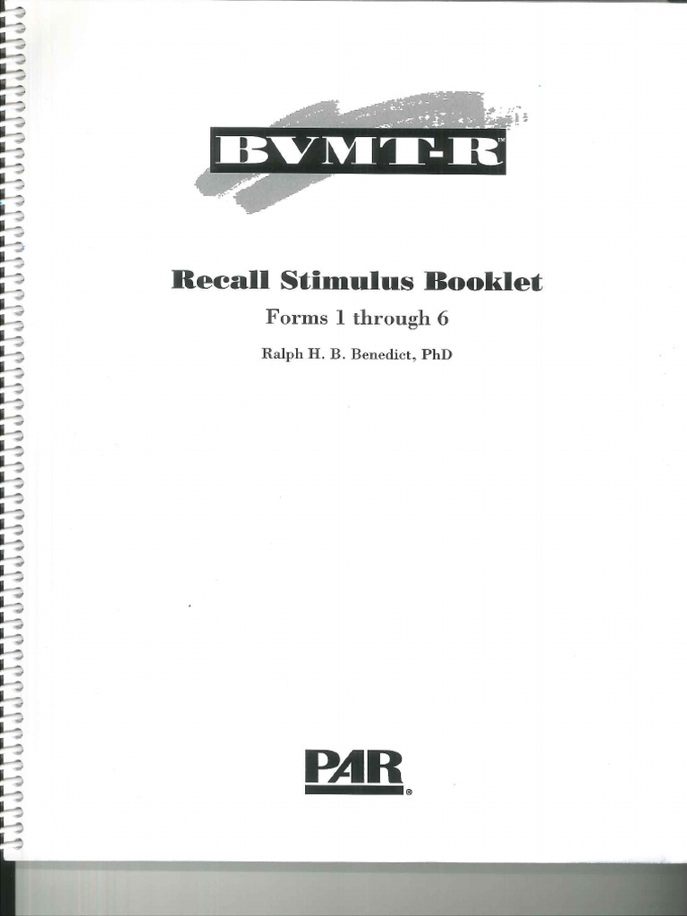 BVMT-R Estímulos | PDF