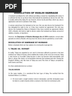 Marriage Divorce Legal Notice Format | PDF | Marriage | Divorce
