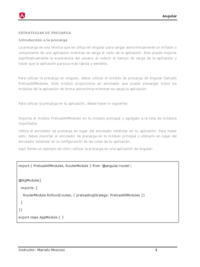 Angular Avanzado Complemento | PDF | Software de la aplicacion | Computación en la nube